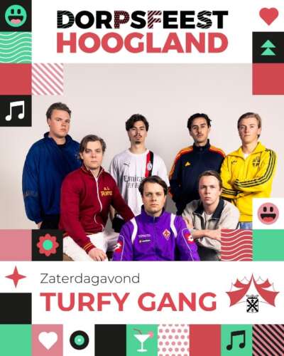 Line up Dorpsfeest Hoogland 2025 op zaterdagavond - Vereniging ...